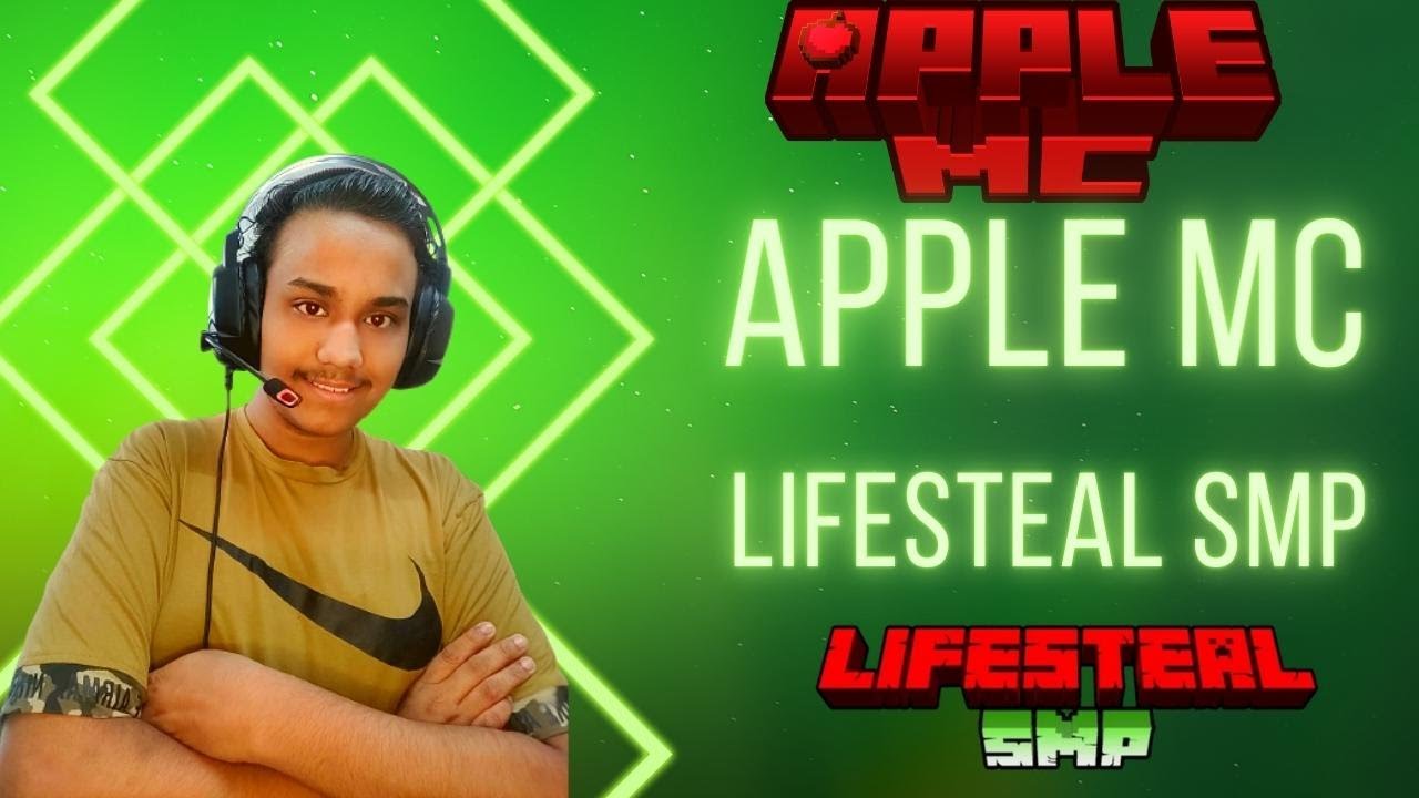 Apple mc Live Stream || Apple mc Minecraft Server | Lifesteal Smp - YouTube