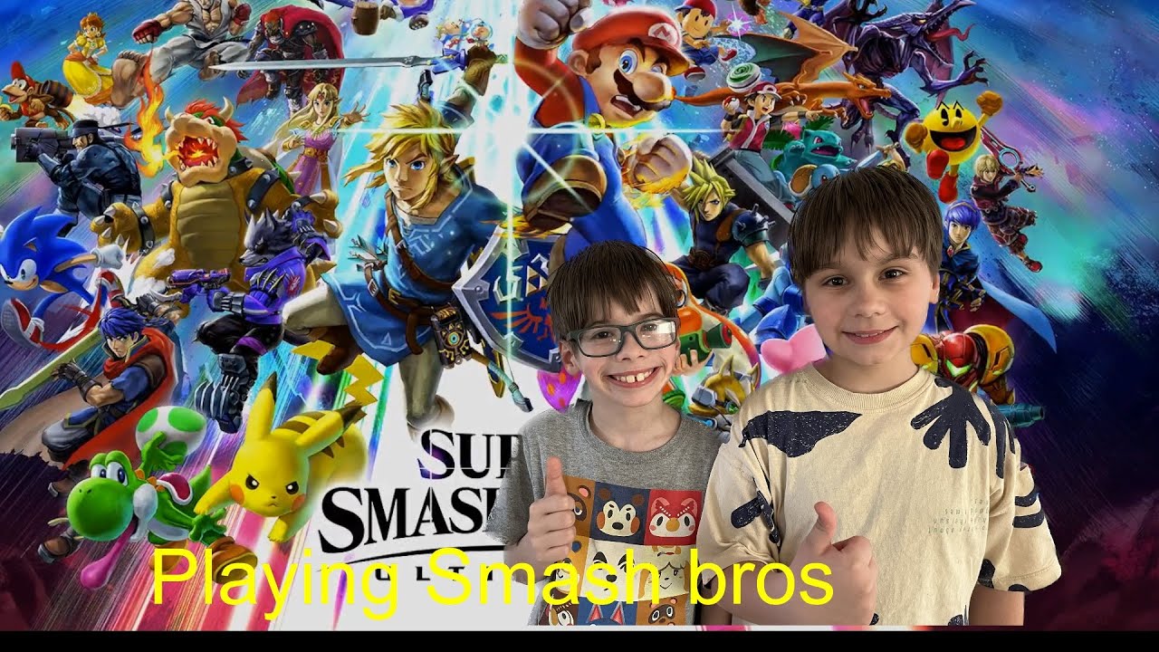 Playing Smash Bros Ultimate with my brother (@crazymario9513 ) - YouTube