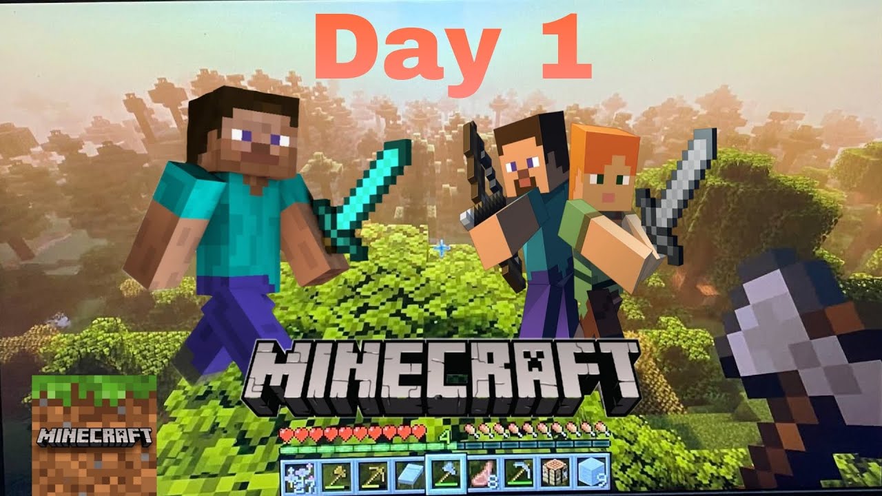 😱😱😱 ️🔥🔥Playing Minecraft for the first time in laptop😱😱🔥 ️⚡⚡🥶🥶🥶 Day 1 ...