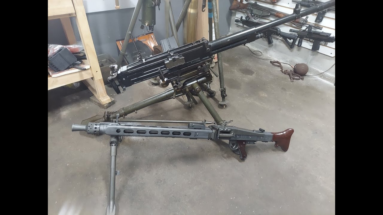 MG 42/59 Belt Dump - YouTube