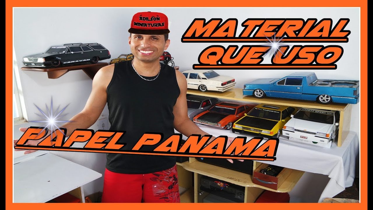 Papel panamá - material que uso nas Miniaturas - YouTube