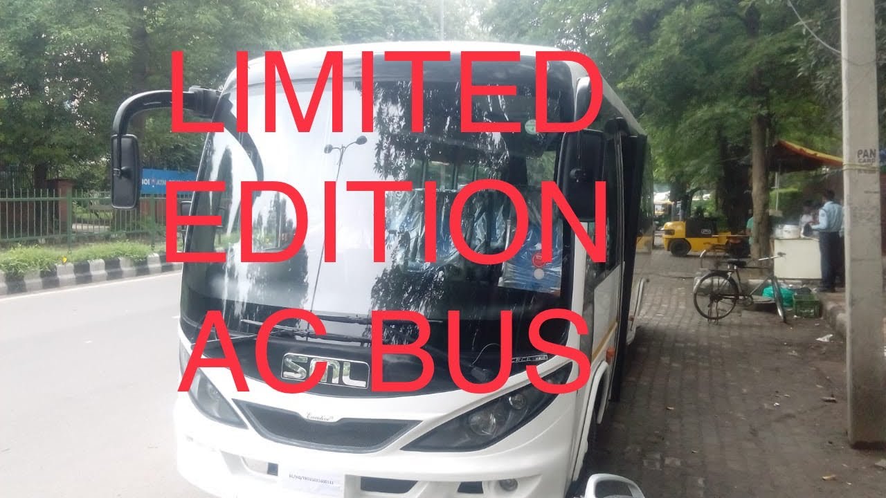SML LAUNCHES LIMITED EDITION AC BUS WITH FULLY RECLINING SEATS| Swaraj ...