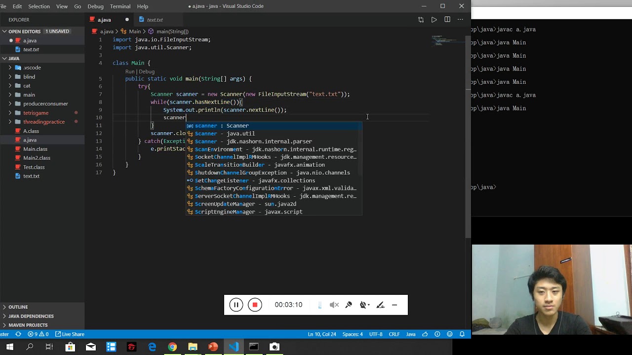 [English] [Introduction To Java] 30 Read From Text File! - YouTube