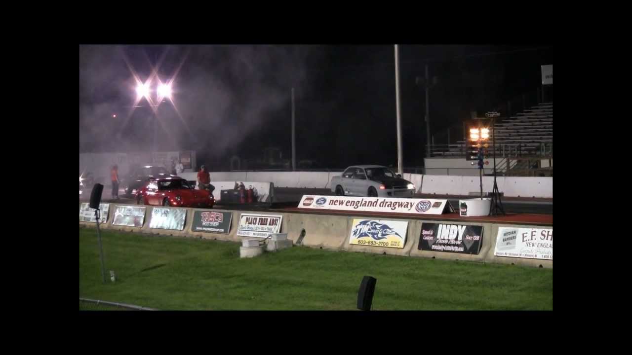 4g63 Swapped Turbo Mitsubishi Mirage drag racing, Ryan P's AWD Mirage ...