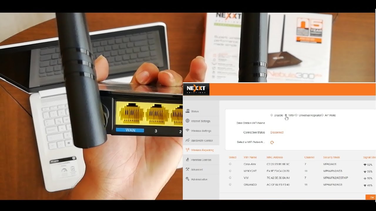 Configurar Router Nexxt Nebula 300 Plus en Modo WISP - YouTube