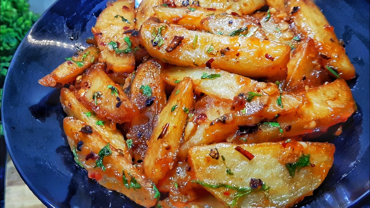 গার্লিক আলু- মাত্র 10 মিনিটে দারুণ মুখোরোচক রেসিপি || Garlic Aloo ...