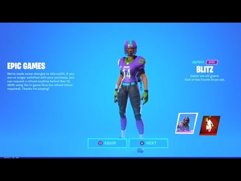 Fortnite How to Refund the Blitz Skin For Free (Fortnite Battle Royale ...