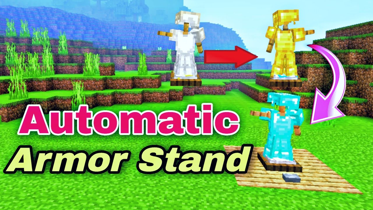 How to Make Automatic Armor Stand ll Minecraft ll - YouTube