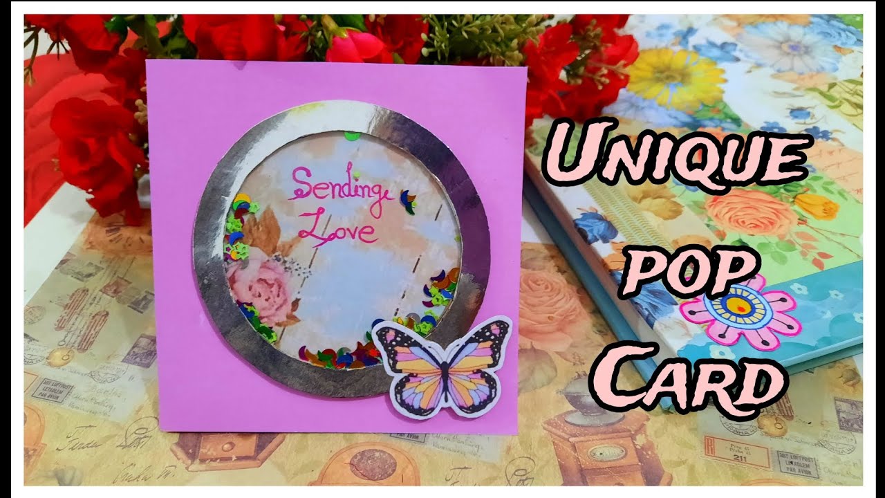 Unique handmade pop card //How to make a most unique & cute handmade ...