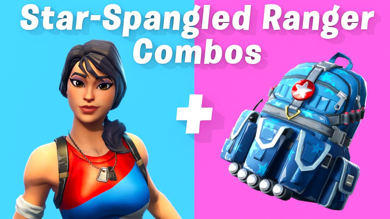 7 Best Star-Spangled Ranger Skin + back bling combos in Fortnite - YouTube