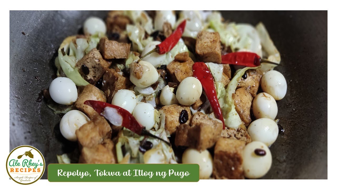 Adobong Repolyo sa Tokwa at Itlog ng Pugo - YouTube