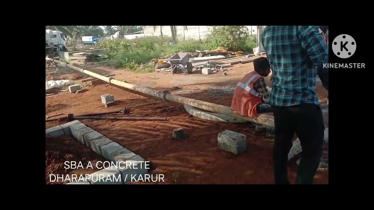 Readymix concrete pouring at Shanthi poultry Firm Palani ( Dindugal ...