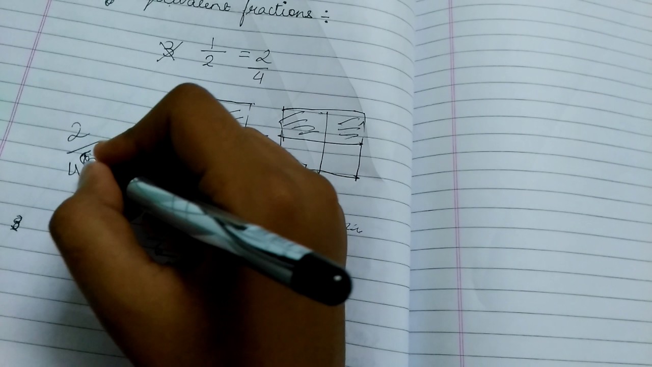 Equivalent fraction ...Easy peasy please give it a watch🍇🍇💟💟 - YouTube