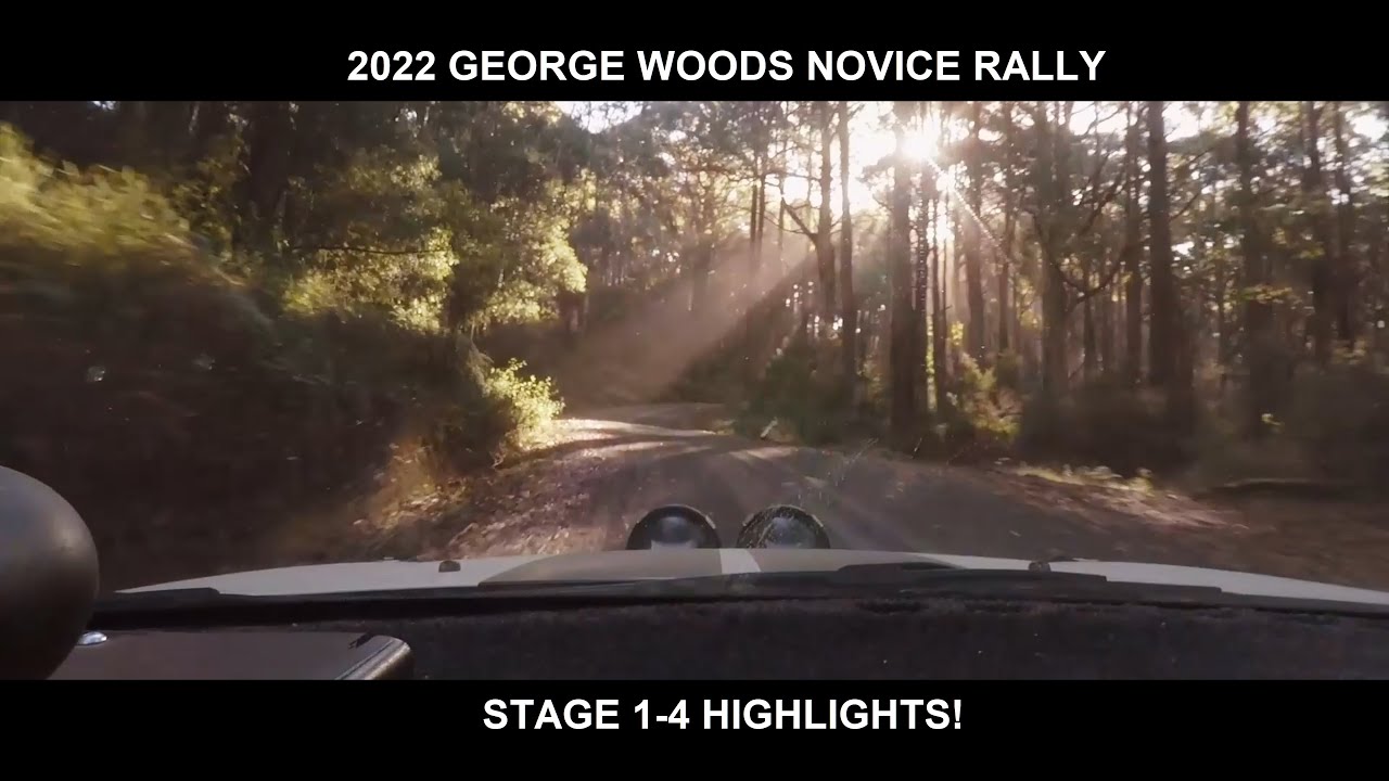 2022 George Woods Novice Rally: Stage 1-4 Highlights - YouTube