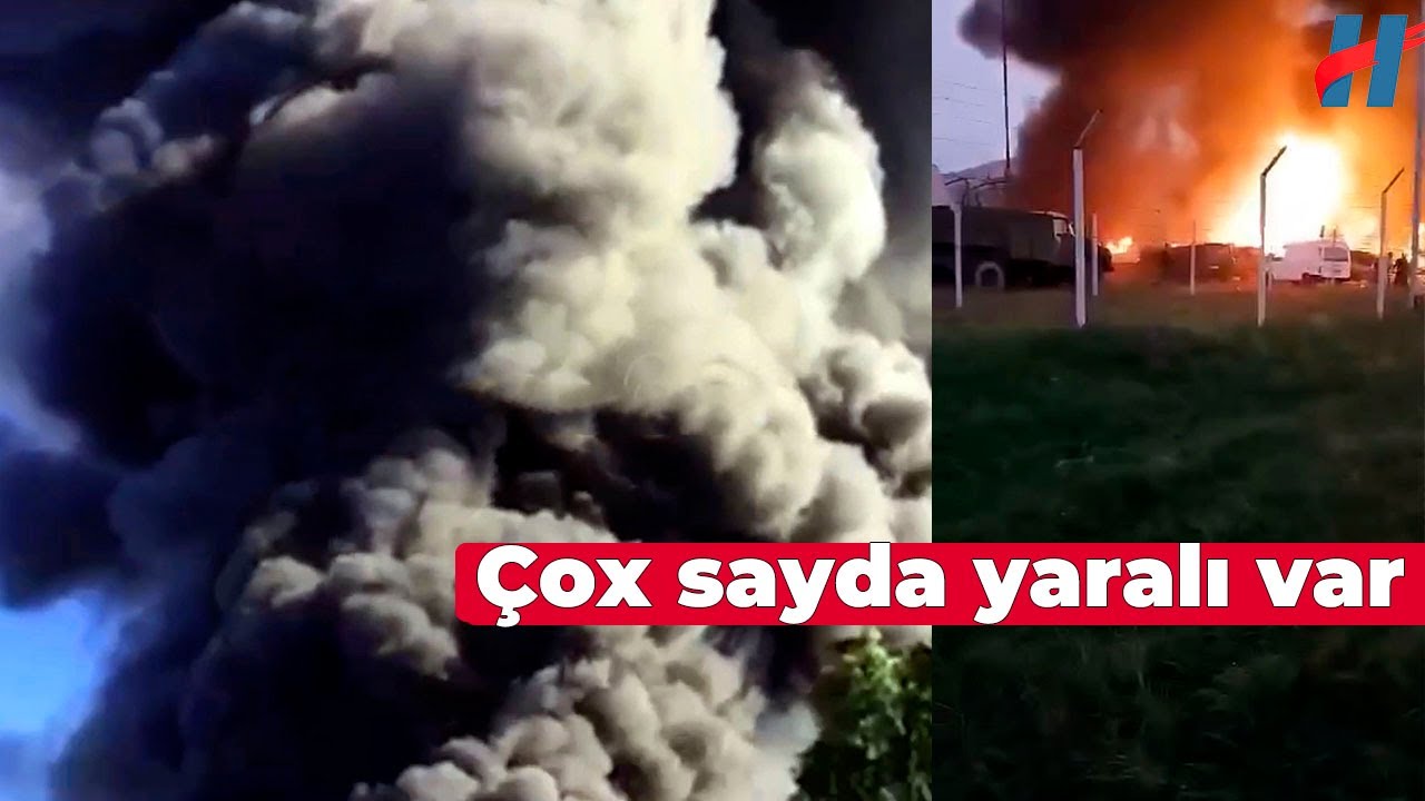 Xankəndidə 100 tonluq yanacaq çəni partlayıb, çox sayda yaralı var ...