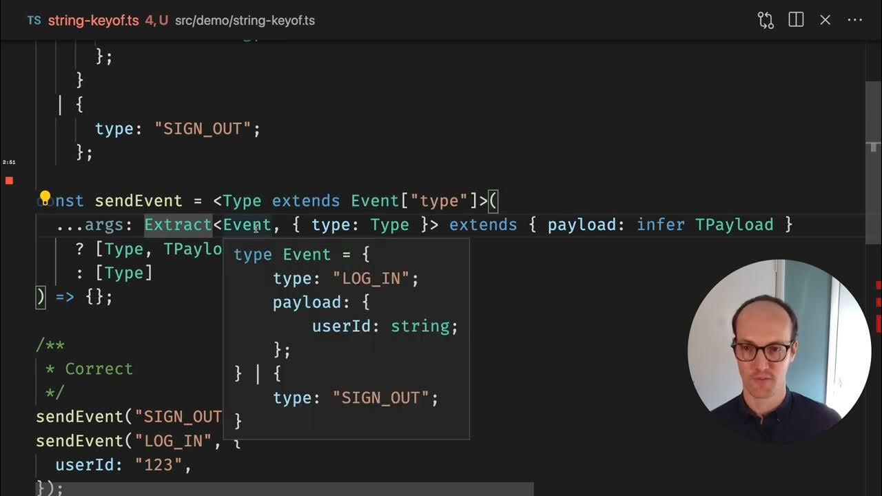Dynamic function arguments with GENERICS - Advanced TypeScript - YouTube