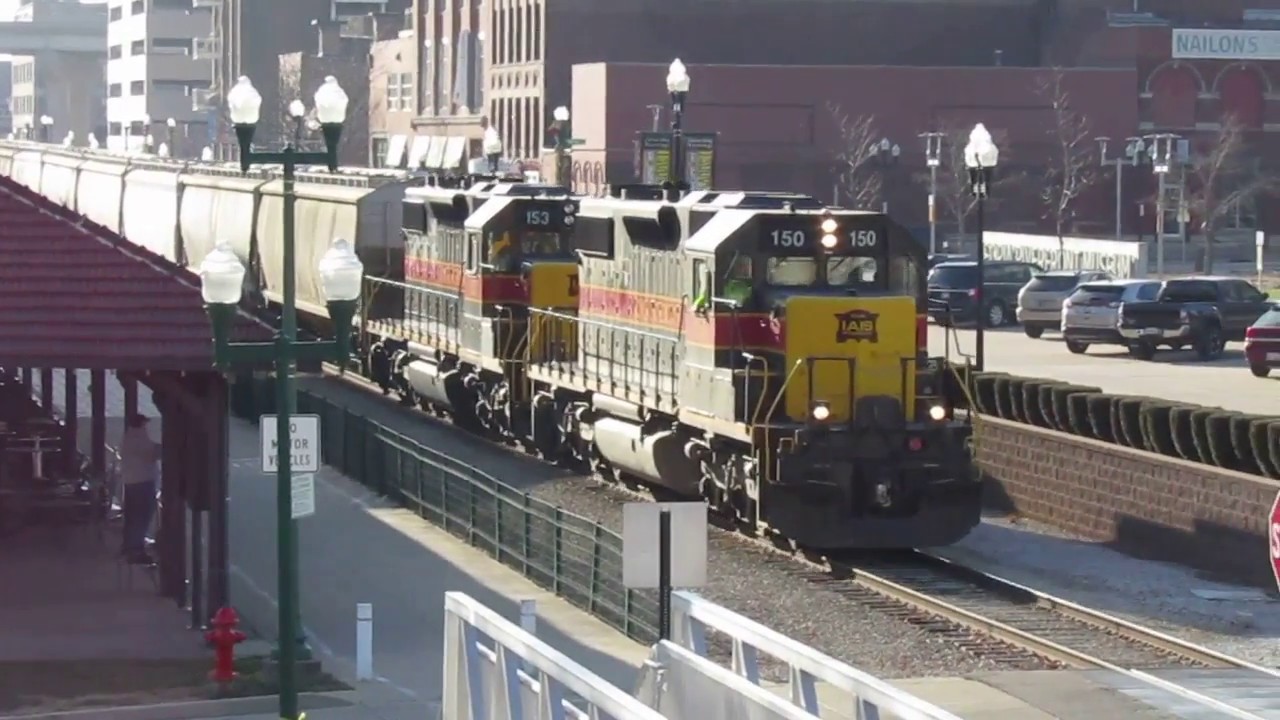 Iowa Interstate PESI (SD38-2s Elephant-Style) - Dec. 23, 2017 - YouTube