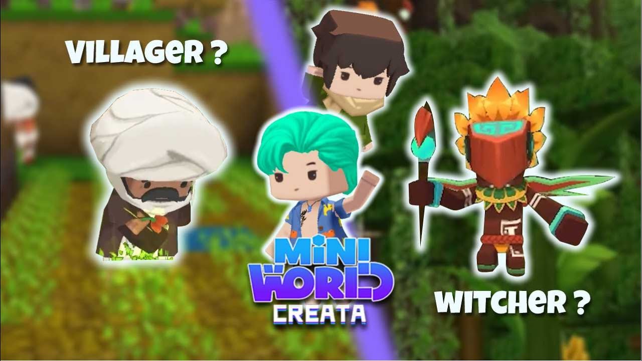 MENEMUKAN VILLAGER DAN FOREST (eps 4) - Mini World Creata Survival ...