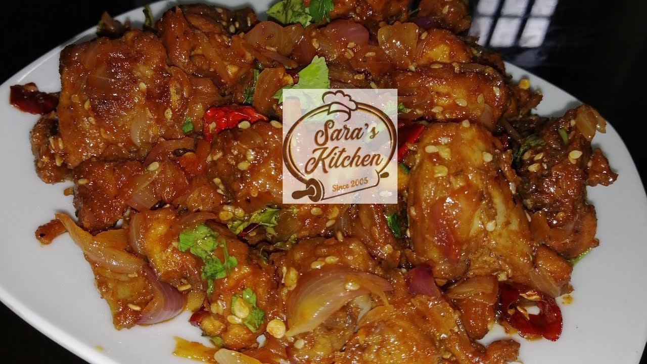Chicken kondattam. Recipe in malayalam. Sara's kitchen - YouTube