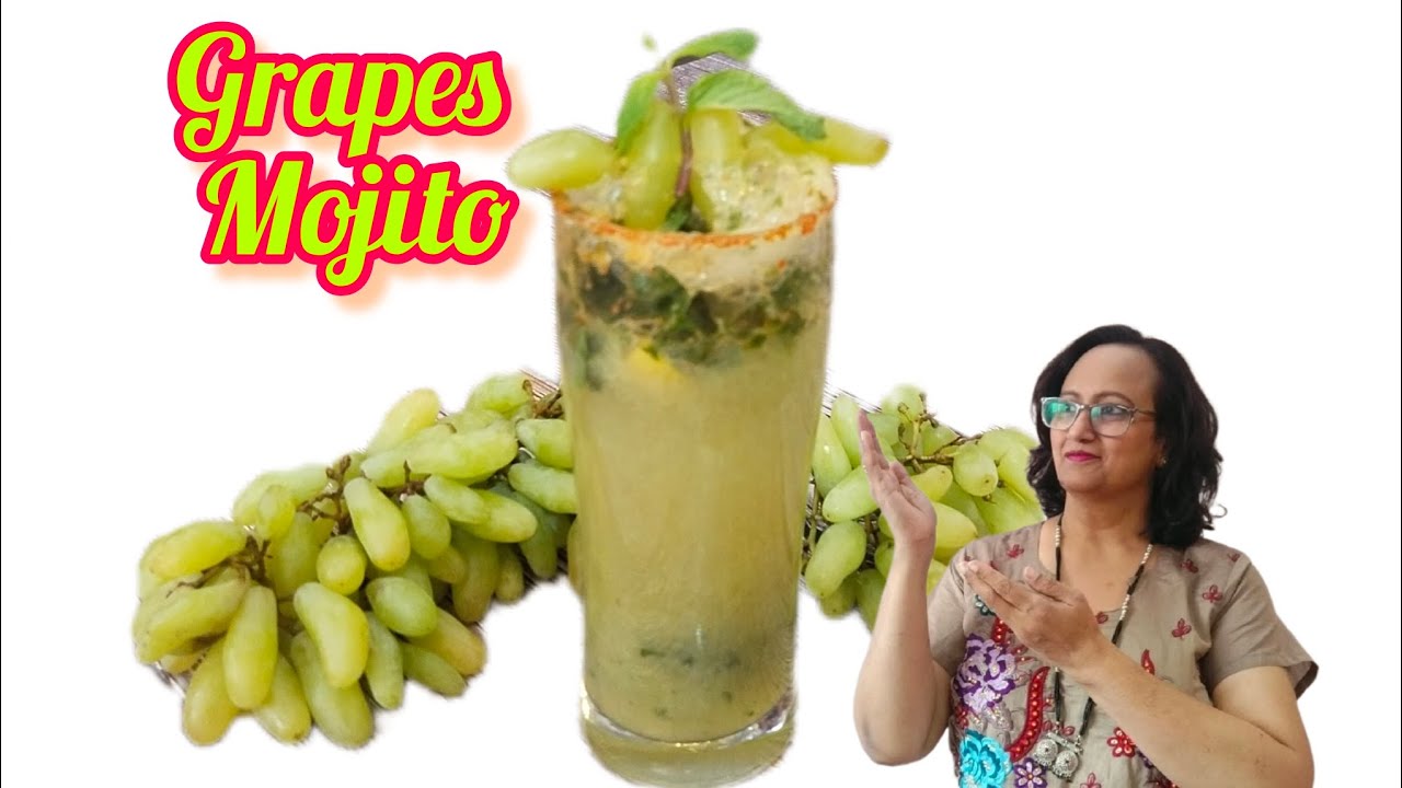 Grapes Mojito| Virgin Grapes Mojito| Mojito Recipe| Summer Special Drink| Mocktail Recipe ...