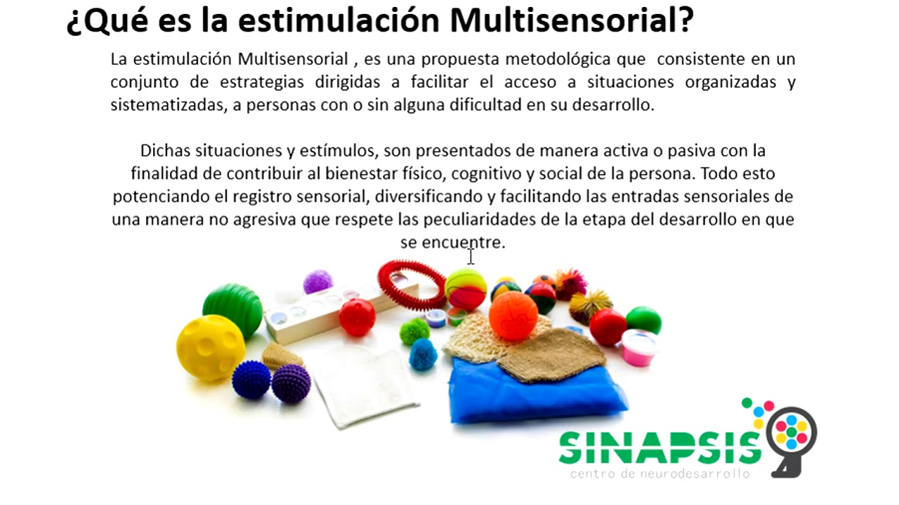Estimulacion multisensorial y aprendizaje - YouTube