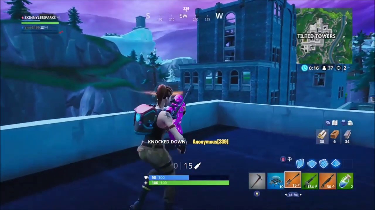 DEFAULT FORTNITE SKIN SNIPER SHOT MONTAGE - YouTube
