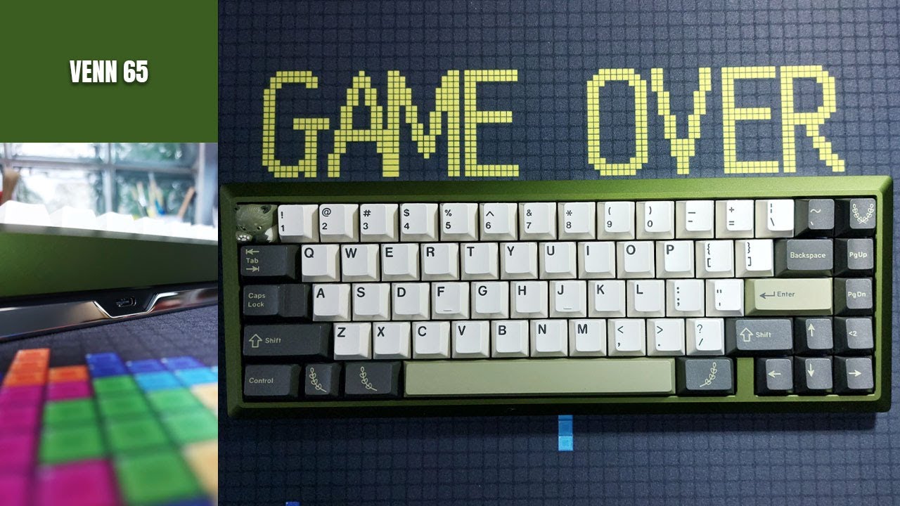 Venn 65 Keyboard by GOK | Typing Sound - YouTube