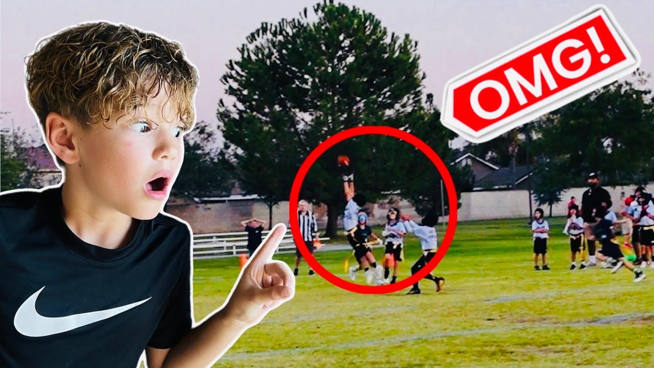 ROWDYROGAN had the CRAZIEST FOOTBALL Catch of HIS LIFE at THIS GAME😲 ...