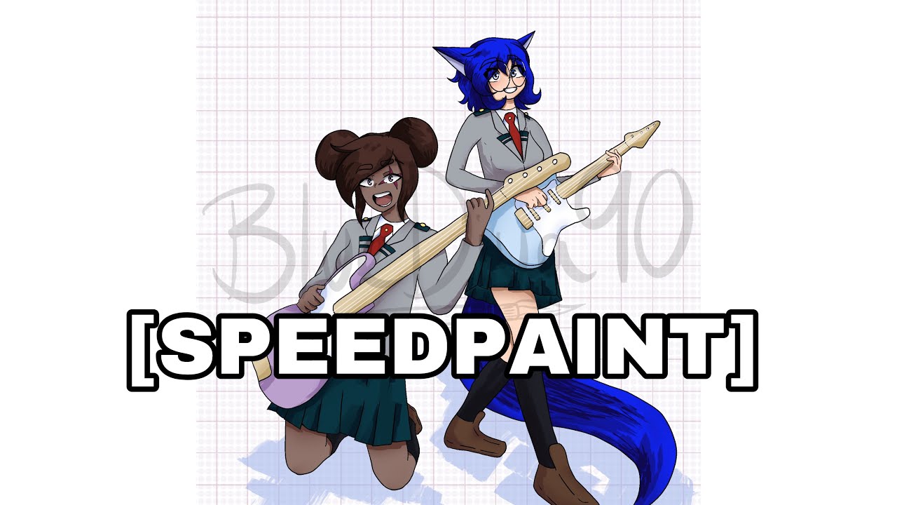| Blue & Rose | SPEEDPAINT | BlueDiva90| - YouTube