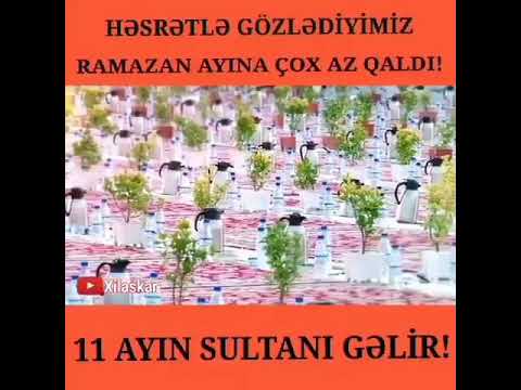 Ramazan ayi yaxinlasir🤲😍