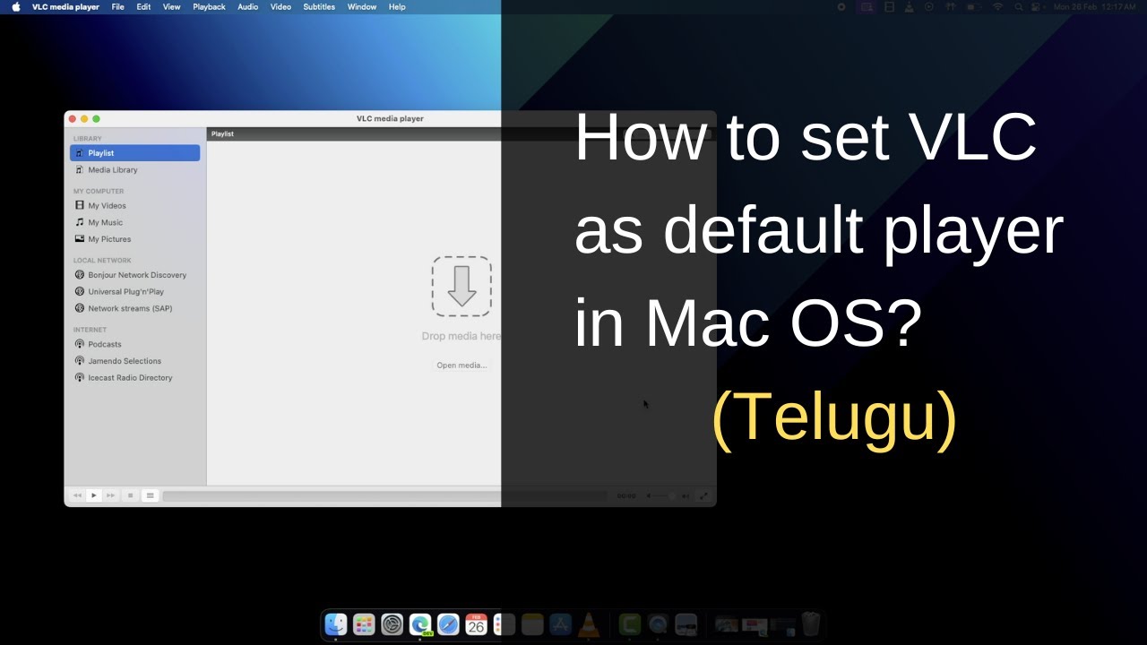 How to set VLC media player as default in Mac OS? - YouTube