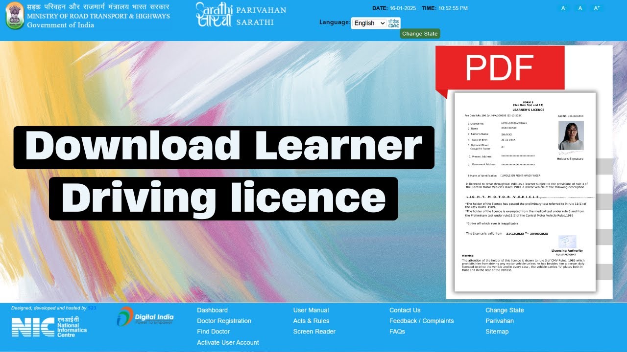 How to download learning licence @ak9infinite - YouTube