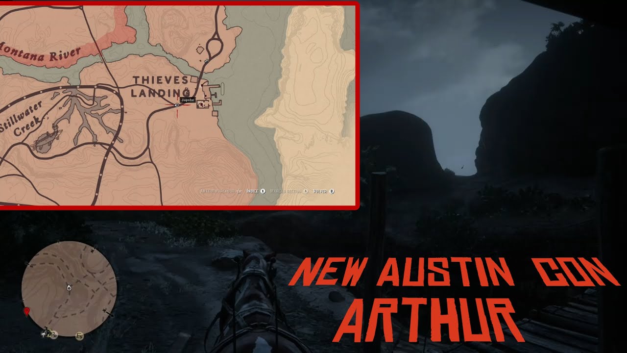 Como ir a NEW AUSTIN con Arthur morgan Red dead redemption 2 - YouTube