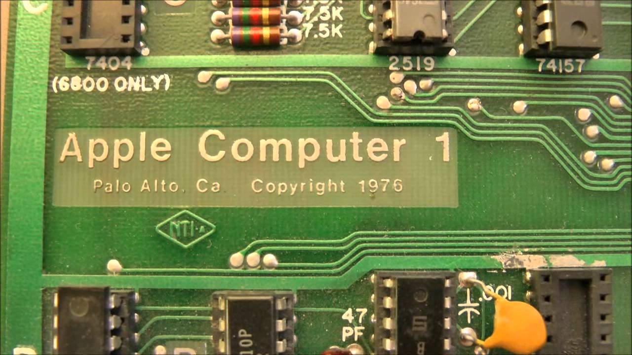 My Apple 1 - Apples first Computer - YouTube