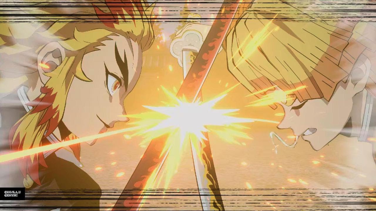 Demon Slayer Rengoku VS Zenitsu Gameplay PS5 -The Hinokami Chronicles ...