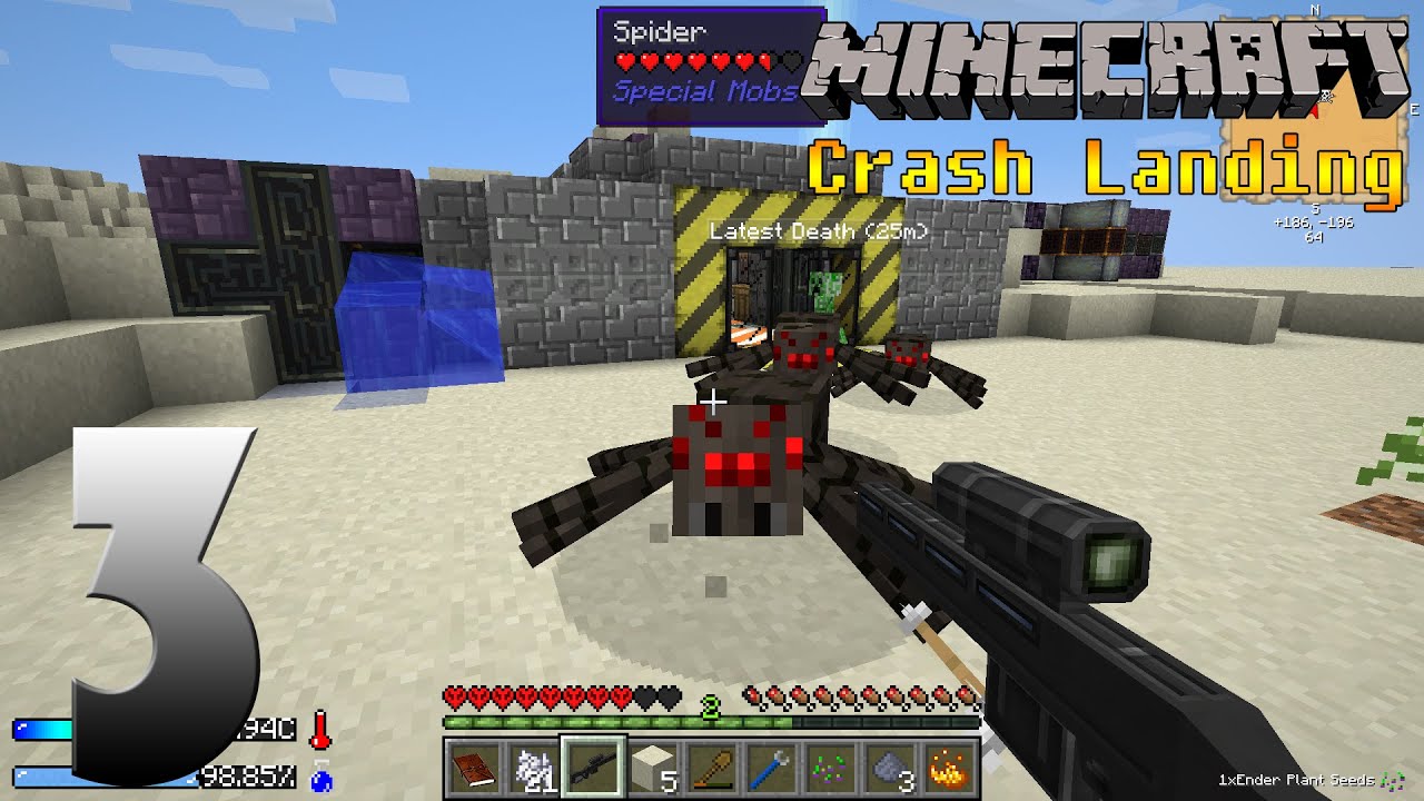 Minecraft: Crash Landing - Part 3 {1080p} - YouTube
