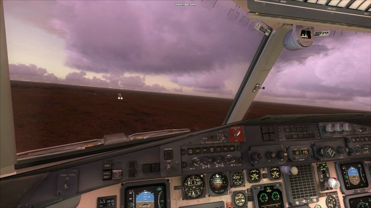 FSX Ayer's Rock Landing PMDG J41 Ultra High Graphics Setting - YouTube