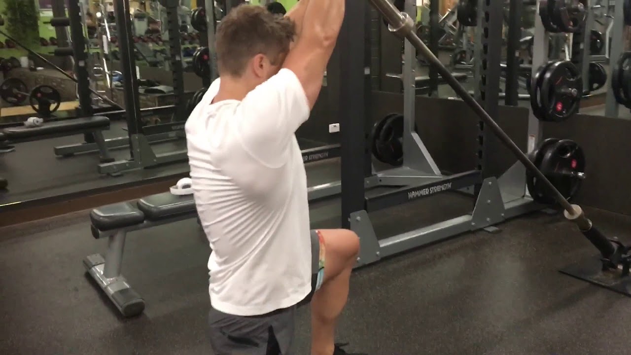 Landmine Half-Kneeling Core Rotation - YouTube