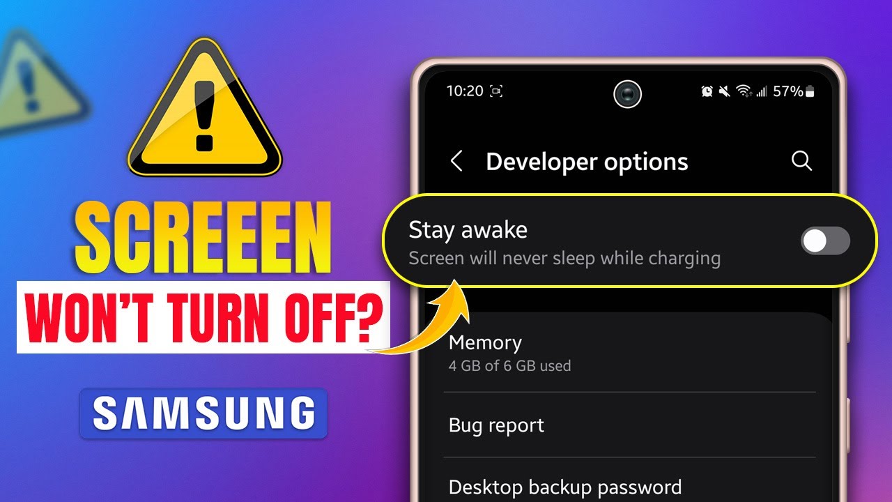 How to Fix Screen That Won't Turn Off on Samsung Phones | How to Solve ...
