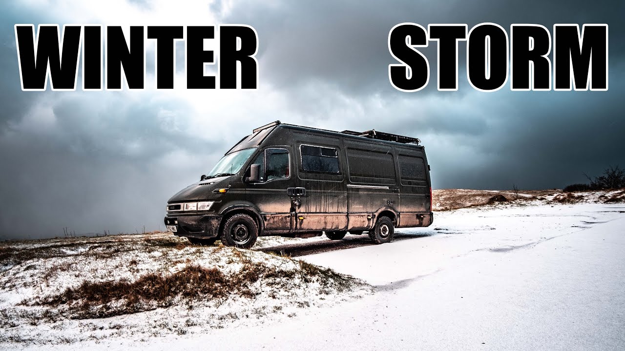 Vanlife In A Winter Storm... Lost In Europe //195 - YouTube