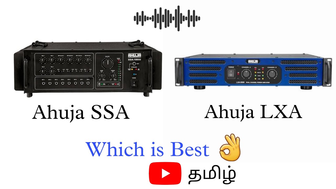 Ahuja SSA vs Ahuja LXA - Best Amplifier - Comparison / All Details ...