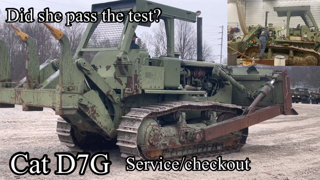 Ex military Cat D7G dozer service, repair and operation @C_CEQUIPMENT ...