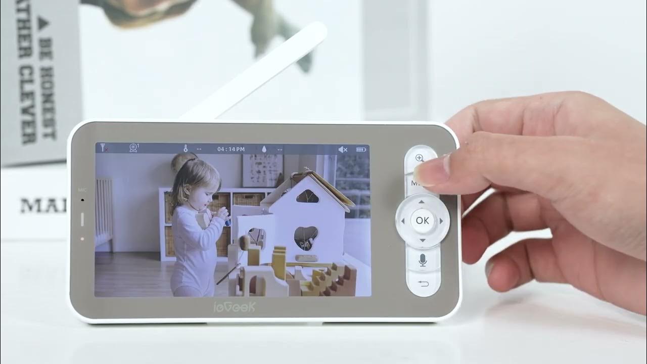 How to set up motion detection, cry detection and auto-tracking on ieGeek baby 1T baby monitor ...