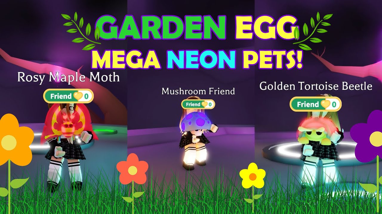 AdoptMe Garden Egg 2024 - Making The Mega Legendary Pets - YouTube