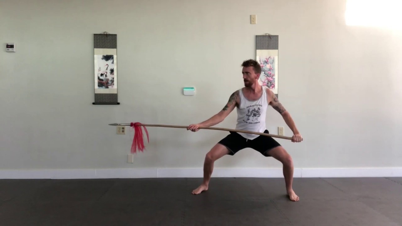 Shaolin Spear Techniques - Follow Along Training - YouTube