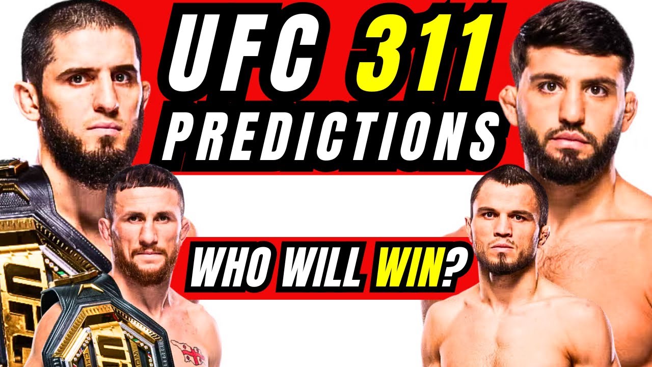 UFC 311 PREDICTIONS | Main Card + Prelims BREAKDOWN in Hindi - YouTube