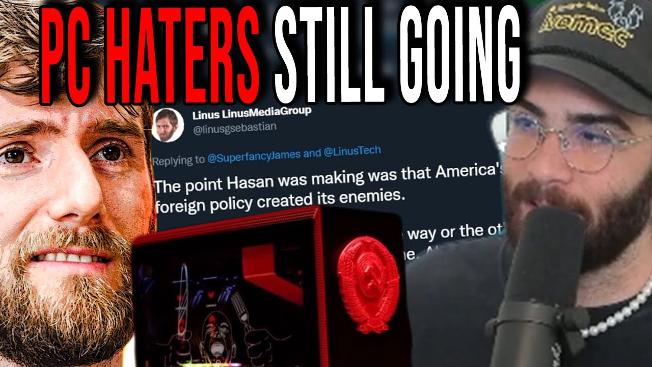 Linus Tech Tips defends HasanAbi vs angry dumb people (its just sad now ...