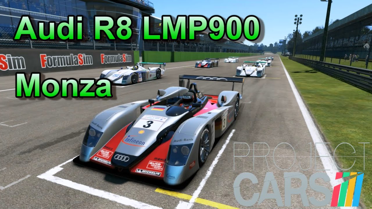 Project CARS - Audi R8 LMP900 - Monza - Multiplayer Gameplay - YouTube