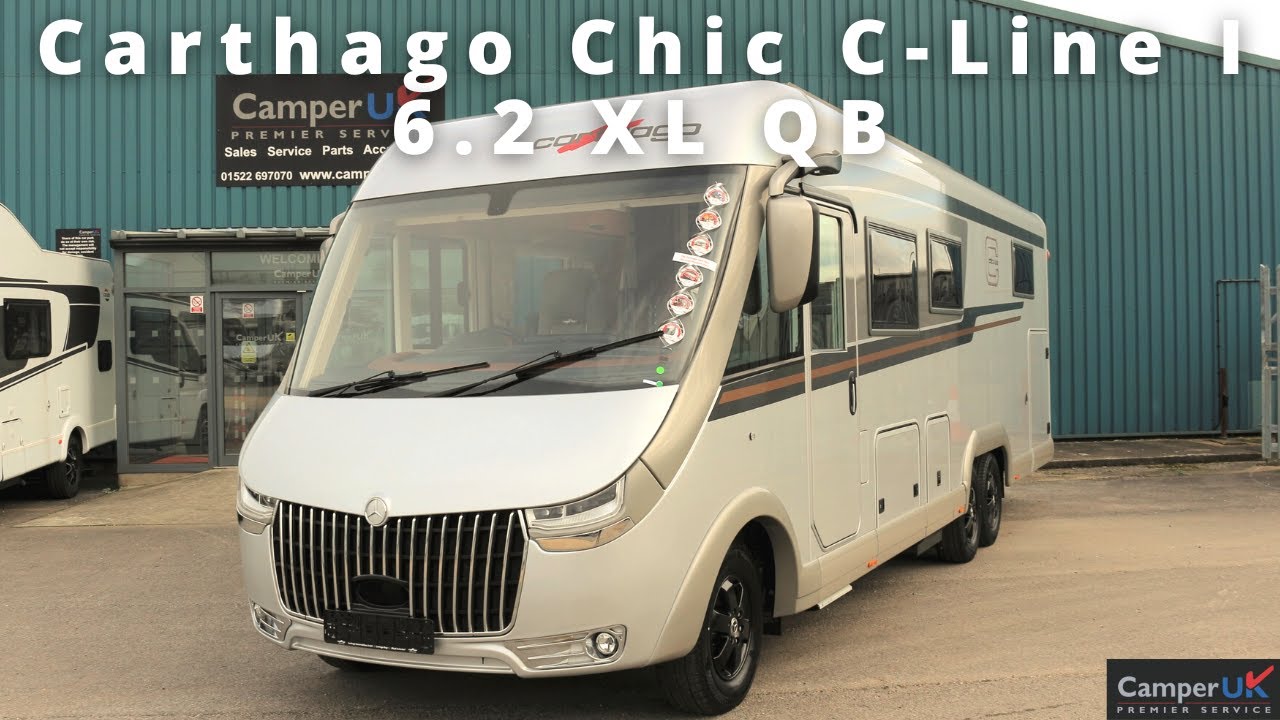 Carthago Chic C-Line I 6.2 XL QB Motorhome For Sale at Camper UK - YouTube