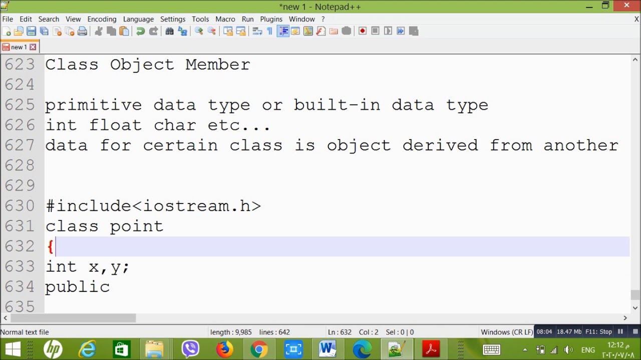 class Object Member 1 - YouTube